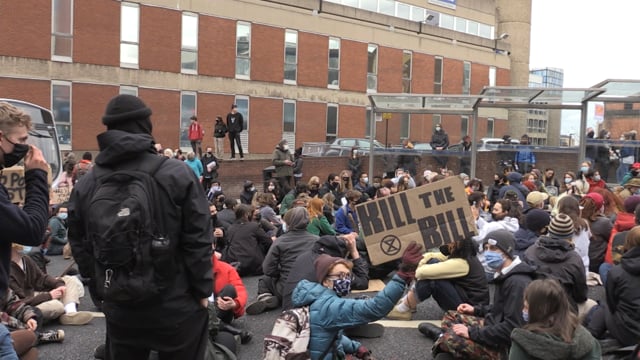 Hundreds join ‘Kill The Bill’ protest in Sheffield | Sheffield Live!